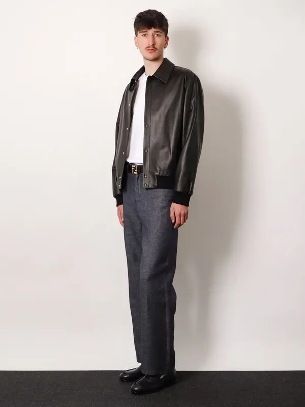 Fendi Relaxed Fit Linen, Cotton, And Silk Pants