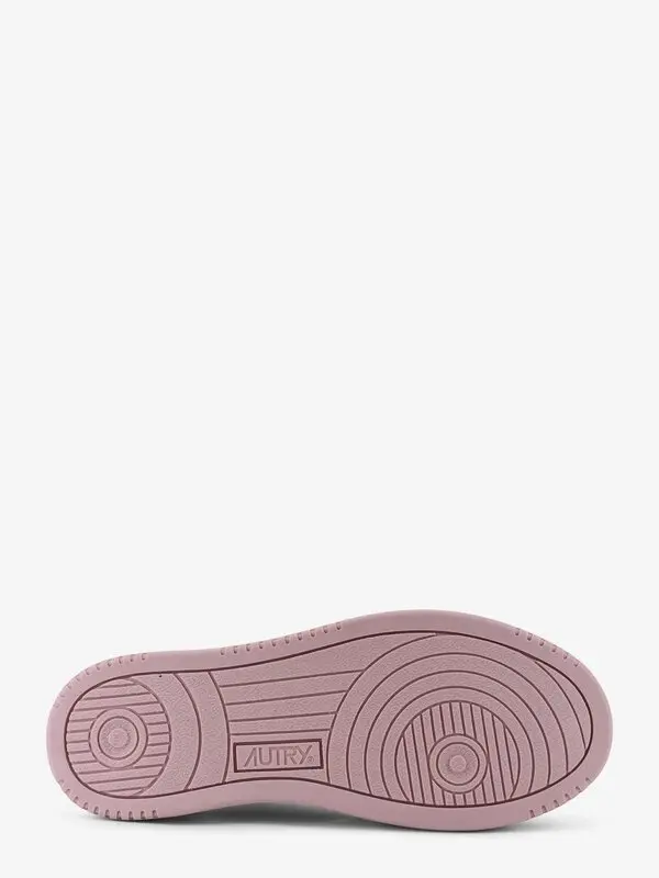 AUTRY Medalist Low Leather And Suede Sneakers - Pink