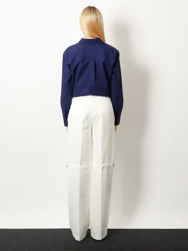 Fendi Technical Canvas Trousers - White