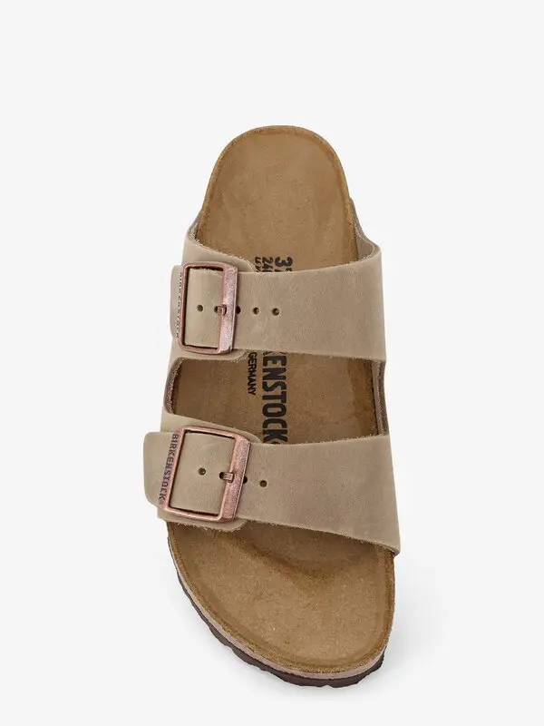 BIRKENSTOCK Arizona Suede Sandals - Beige