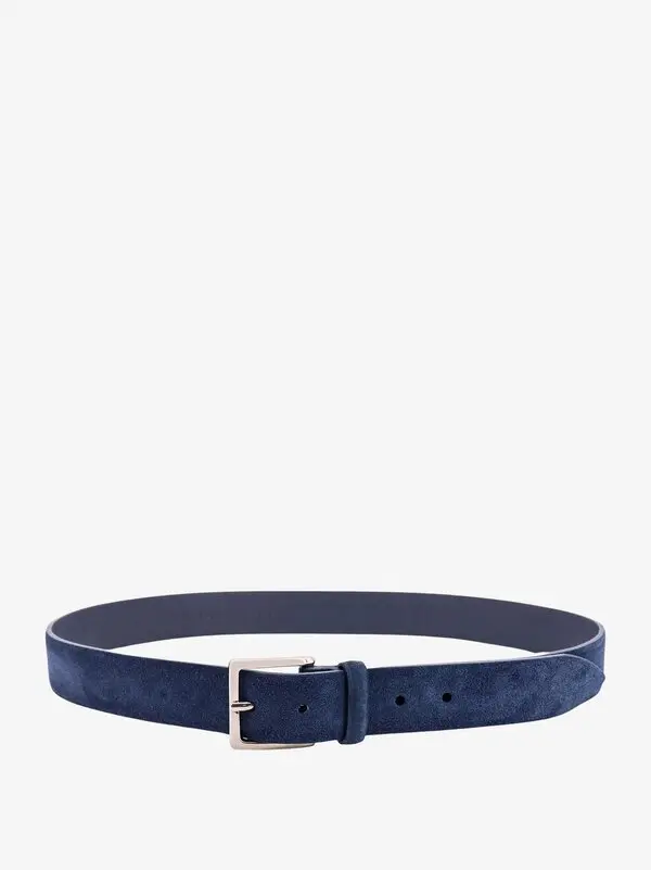 ORTIGNI Suede Belt - Blue