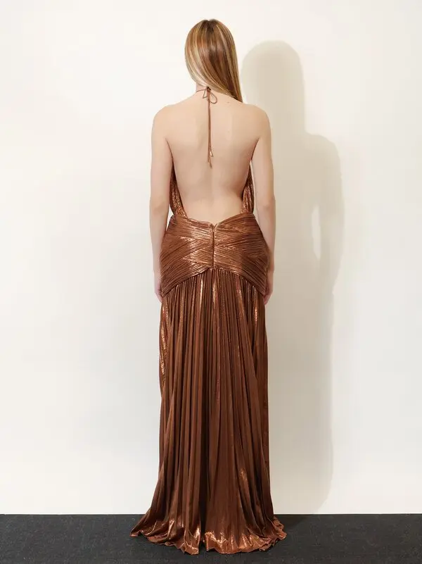 brown retrofete dress Retrofete