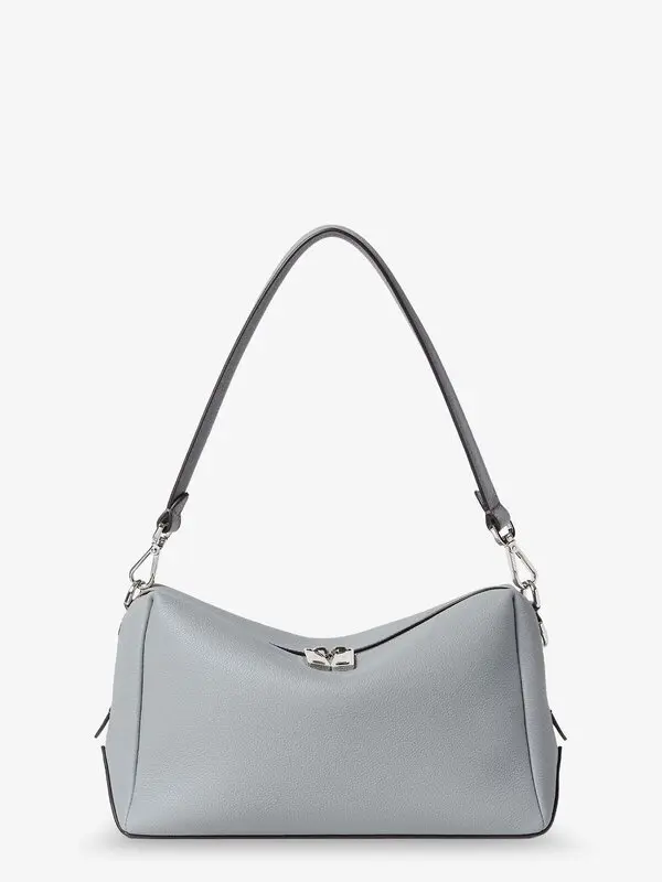 Fendi Lui Medium Leather Crossbody Bag - Grey