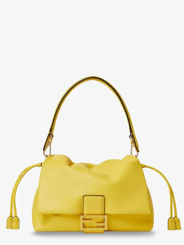 Fendi Mamma Baguette Medium Leather - Yellow