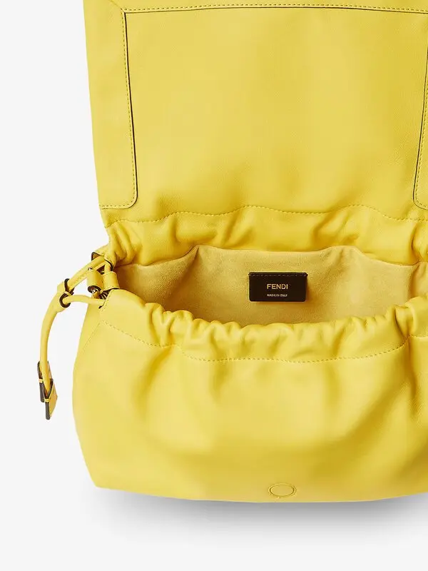 Fendi Mamma Baguette Medium Leather - Yellow