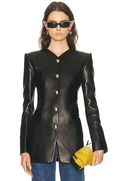 Khaite Naran Leather Jacket