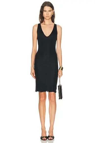 Saint Laurent Sleeveless Mini Dress
