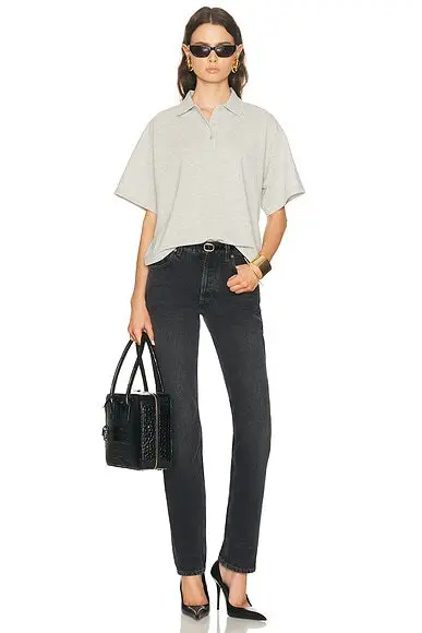 Saint Laurent Oversized Polo Top