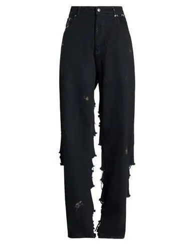 THE BIG WHITE BLUE Cotton Denim Baggy Jeans