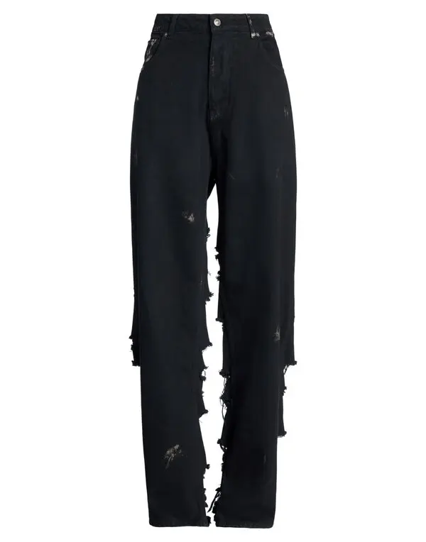 THE BIG WHITE BLUE Cotton Denim Baggy Jeans