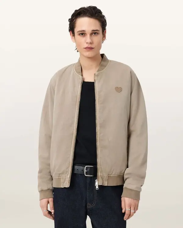 ALLSAINTS Cotton Forres Bomber Jacket