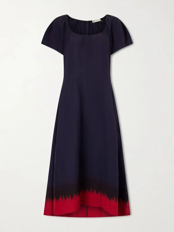 Tory Burch Woven Midi Dress