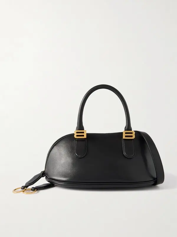 Balenciaga Bolero Embellished Leather Shoulder Bag