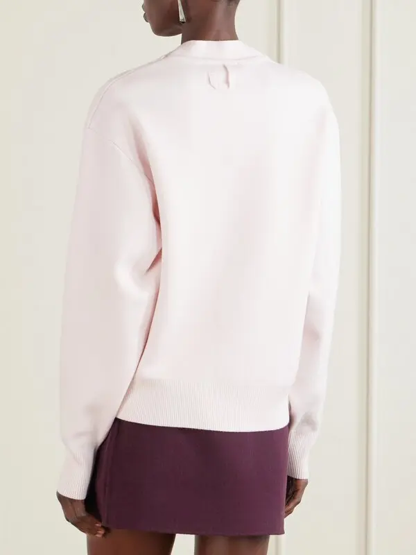 Jacquemus Doppio Wool-blend Cardigan - Pink
