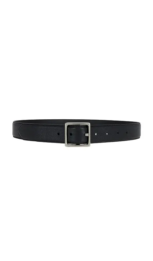 FAVORITE DAUGHTER The Allie Belt - Black & Tumbled Nickel