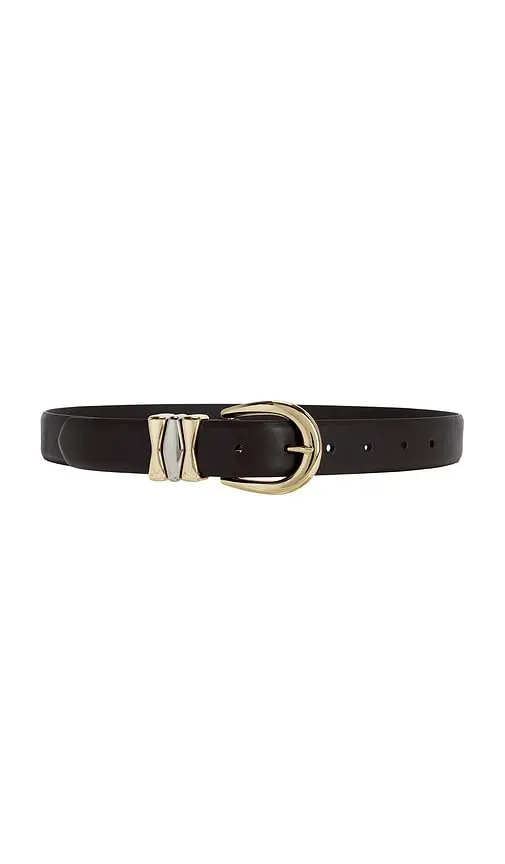 FAVORITE DAUGHTER The William Split Decision Belt - Dark Brown