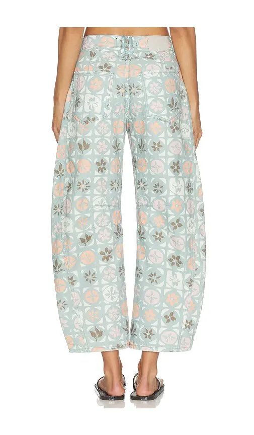 Free People X We The Free Good Luck Printed Barrel - Jade Combo