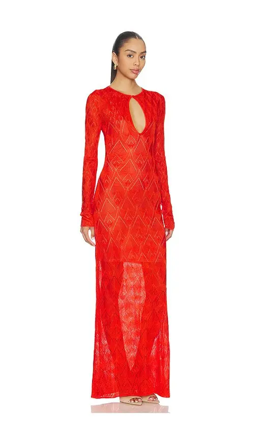 blumarine knit dress Long in Orange Fashion