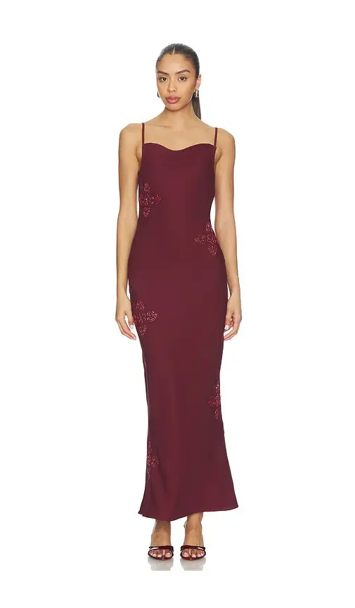 ASTA RESORT Freja Hand Beaded Gown