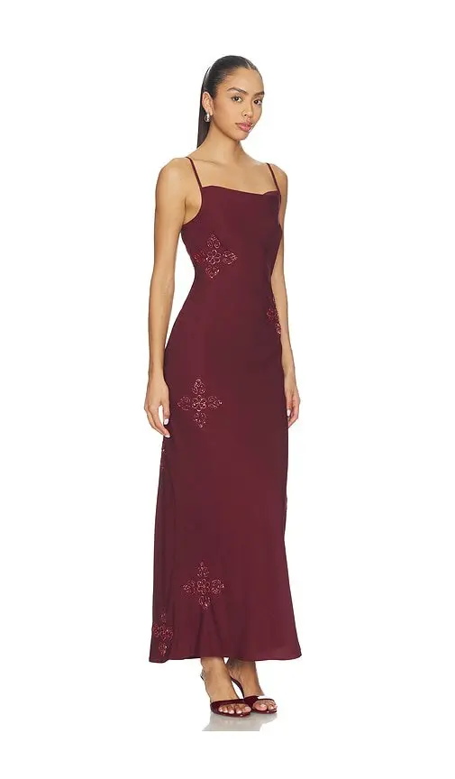 ASTA RESORT Freja Hand Beaded Gown
