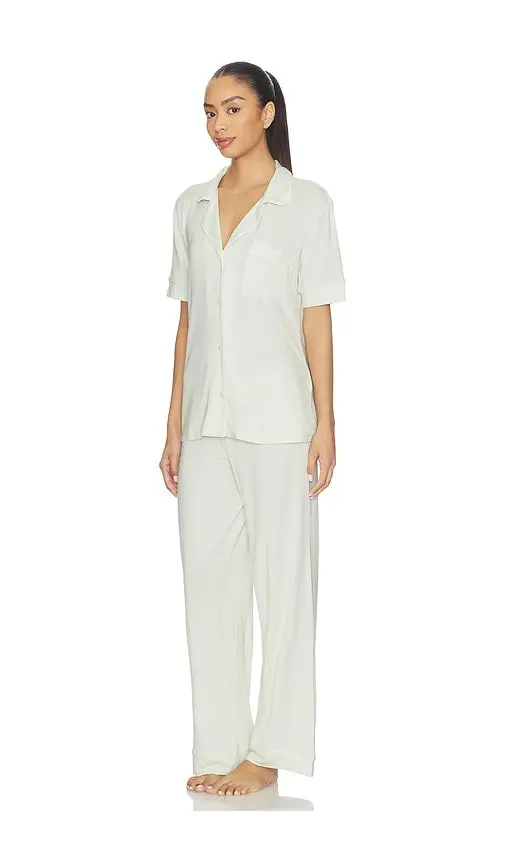 Eberjey Gisele Pajama Set In Sage