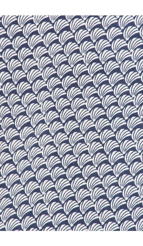 Eberjey Gisele Printed Relaxed Short Pajama Set In Navy - Seashell Navy
