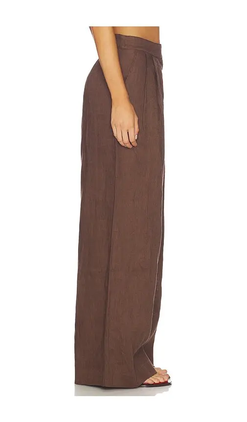 AEXAE Linen Palazzo Trousers