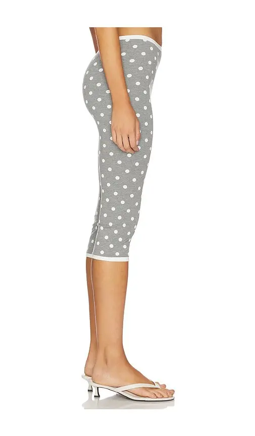 ROWEN ROSE Polka Dots Capri Pants