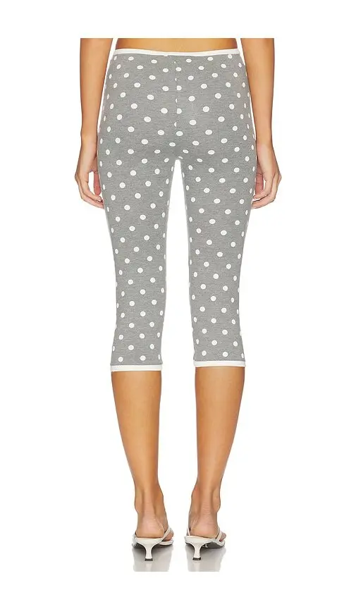 ROWEN ROSE Polka Dots Capri Pants