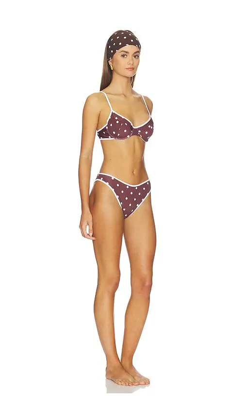 ROWEN ROSE Printed Lycra Bikini