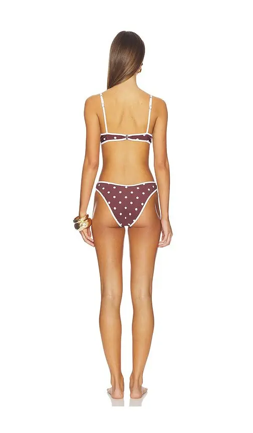 ROWEN ROSE Printed Lycra Bikini