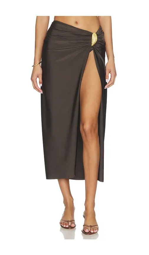 Simkhai Eiana Shell Midi Skirt