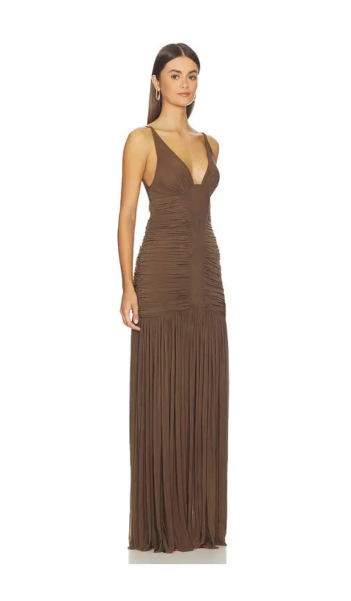 Misha Collection Inferno Jersey Maxi Dress