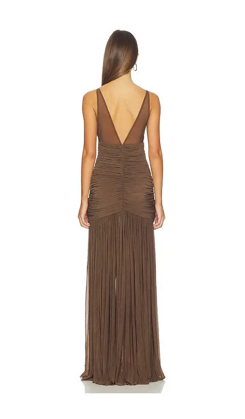 Misha Collection Inferno Jersey Maxi Dress
