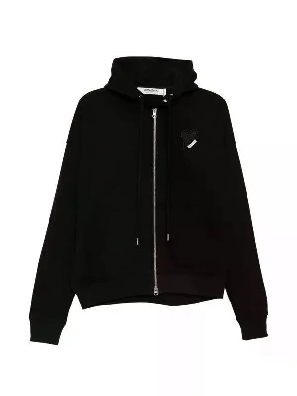 KIMHEKIM Heart-patch Hoodie - Black