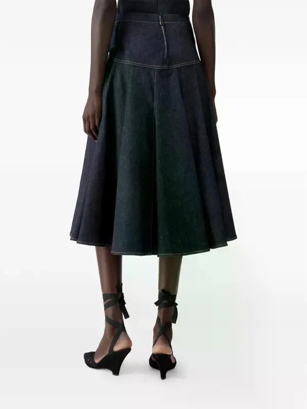 Jacquemus Lavoir De-nîmes Denim Midi Skirt