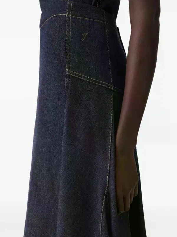 Jacquemus Lavoir De-nîmes Denim Midi Skirt