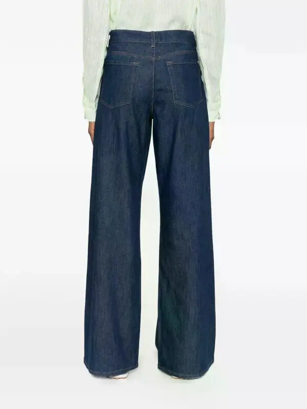 7 For All Mankind Lotta Patch Pocket Wide Leg Jeans