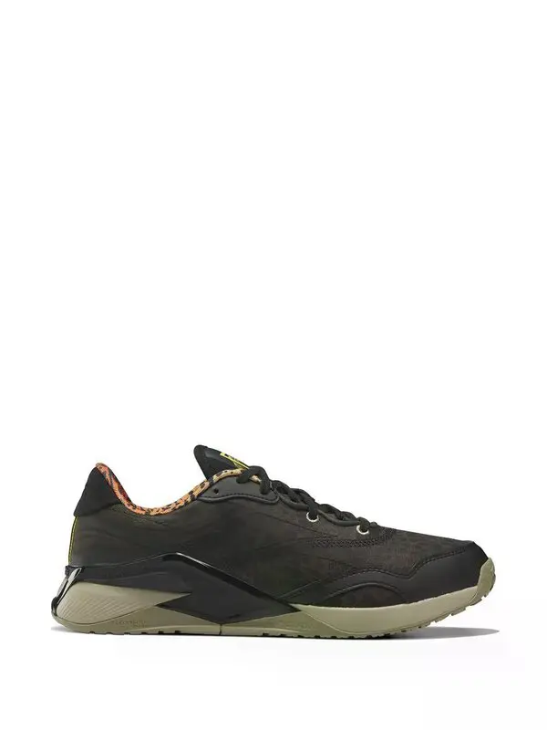 REEBOK Nano X2 Grow Animal-print Sneakers - Black