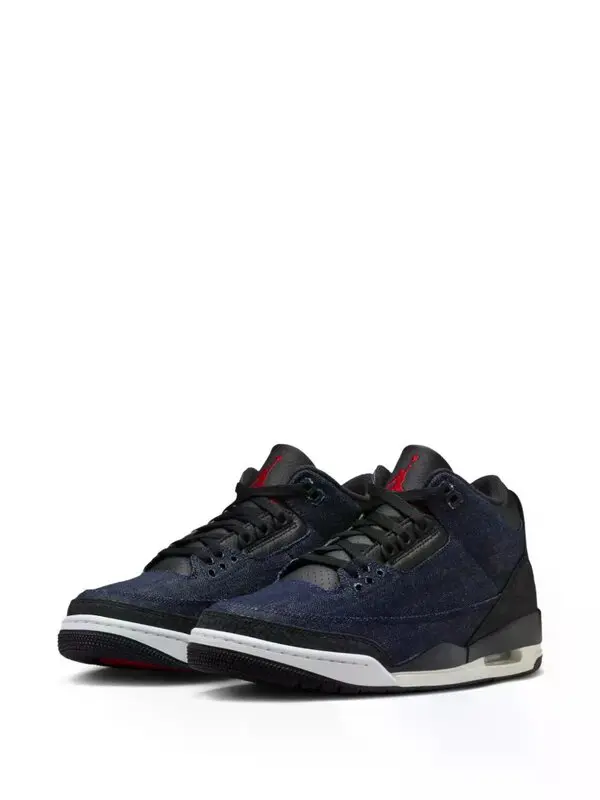 JORDAN X Levi's Air 3 Lace-up Sneakers