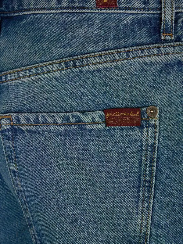 7 For All Mankind Distressed Denim Shorts