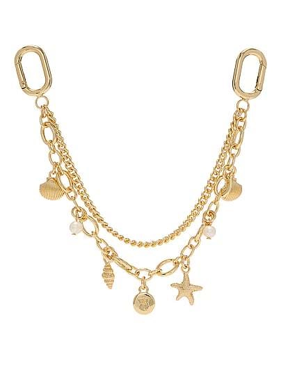 Victoria's Secret Layered Chain Bag Charm - Gold
