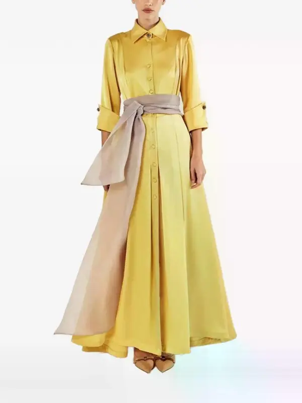 BARUNI Allegra Button Maxi Dress