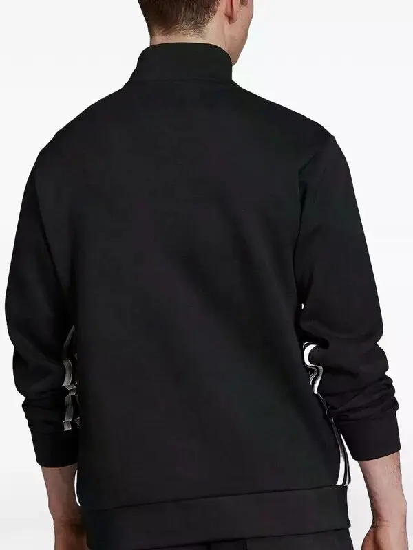 Adidas Logo Zip-neck Sweatshirt