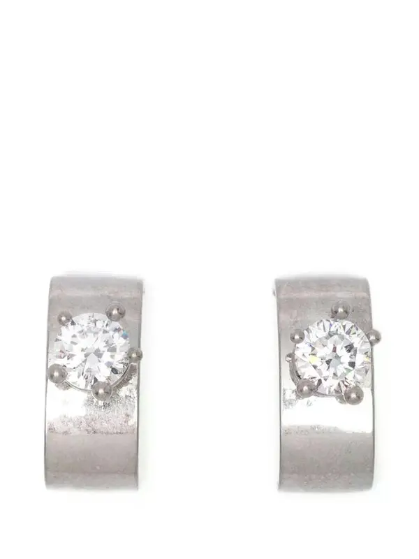 PANCONESI Diamanti Armour Earrings - Silver