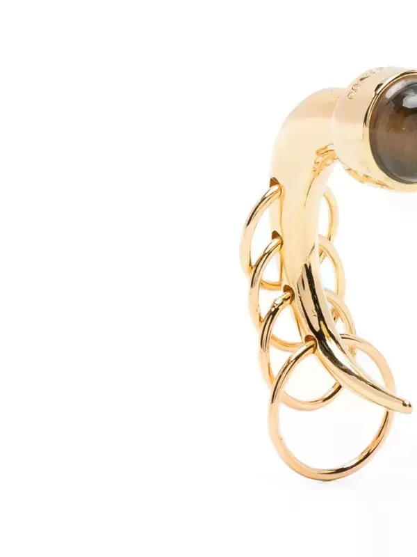 PANCONESI Pierced Spina Earrings - Gold