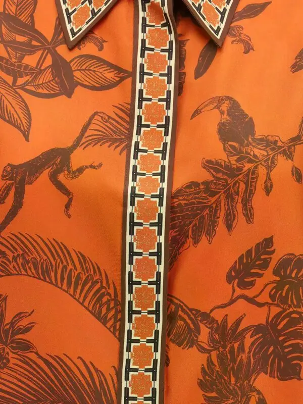 ALEMAIS Monkey-print Shirt