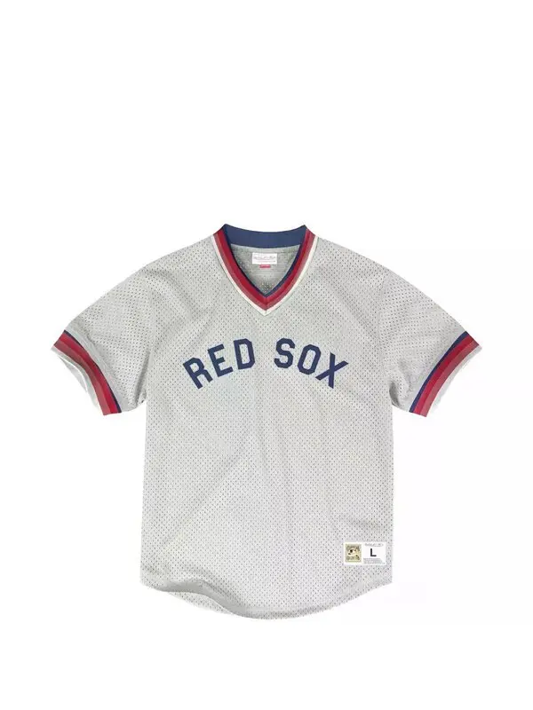 Mitchell & Ness Mlb Boston Red Sox V-neck Jersey