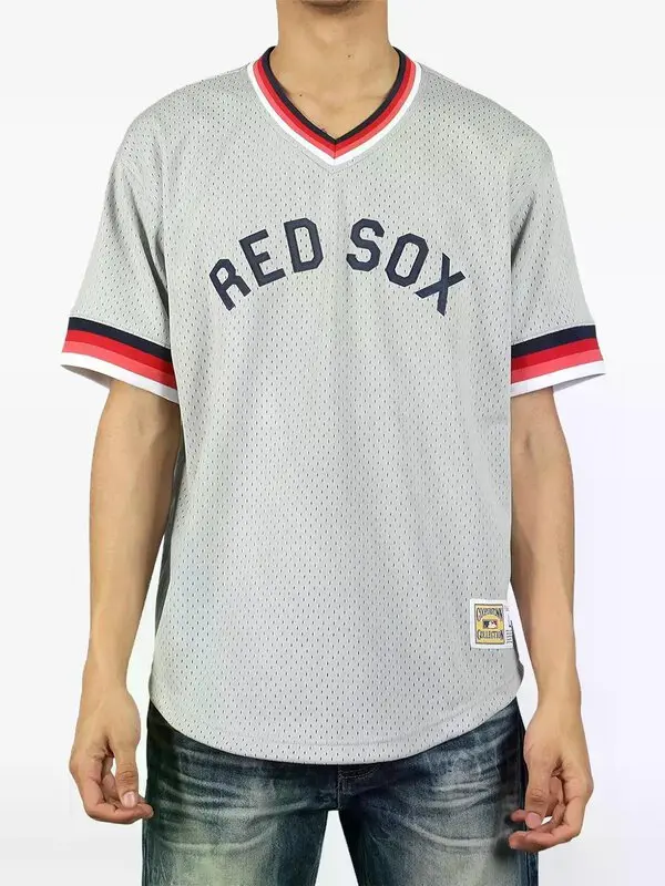 Mitchell & Ness Mlb Boston Red Sox V-neck Jersey