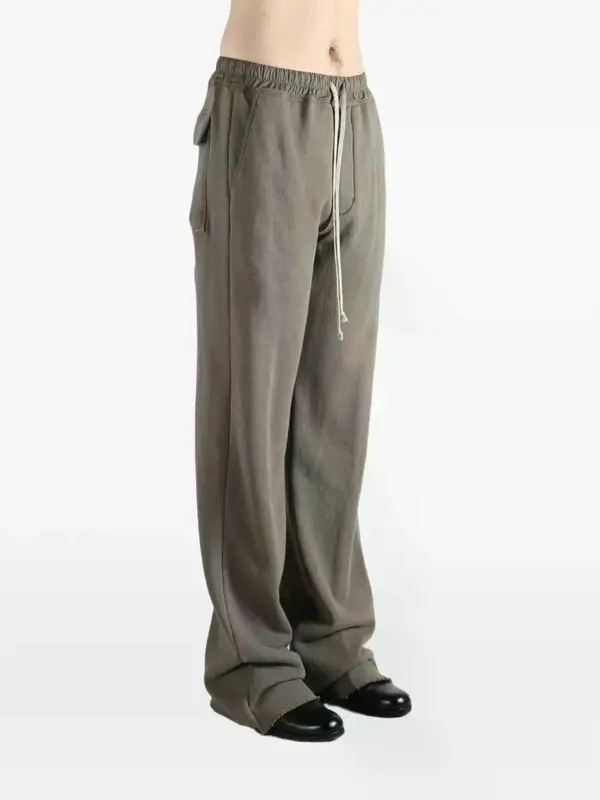 Rick Owens Dietrich Drawstring Waist Track Pants - Grey